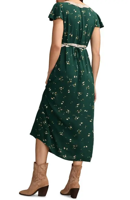 chinese dress ladies Clarissa White Lace Short-Sleeve Midi Dress – Club L London main image 1