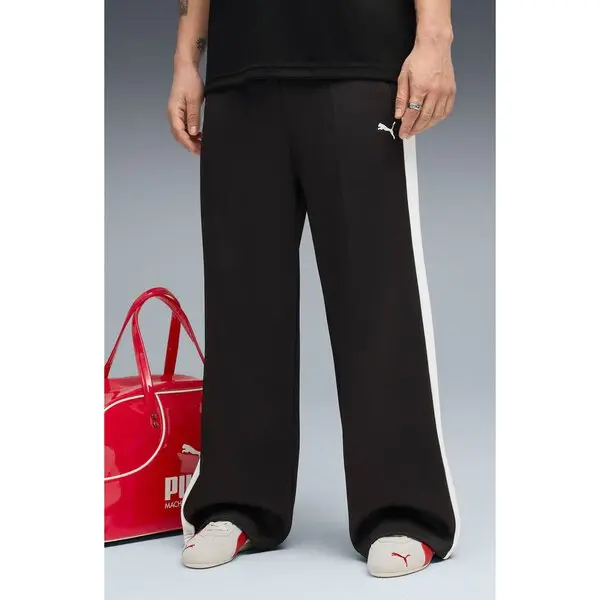 PUMA T7 Wide Leg Track Pants