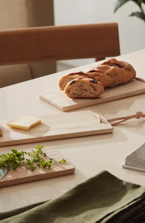 LSA Borough Set Of 3 Wood Serving Boards