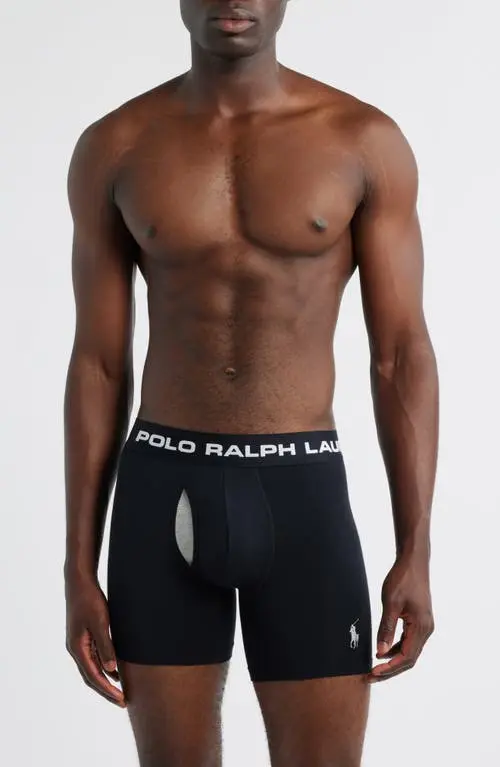 Polo Ralph Lauren Assorted 3-pack Perfect Pouch Boxer Briefs - Black