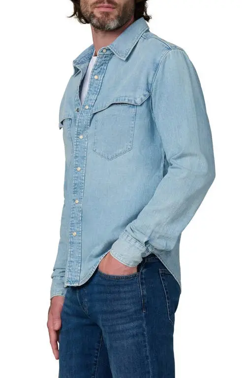 Joe's Jeans The Wayne Denim Snap-up Western Shirt