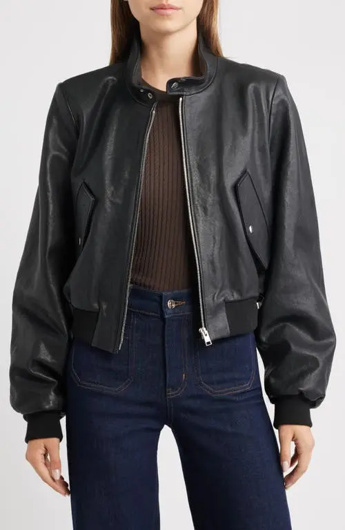 FRAME The Harrington Leather Bomber