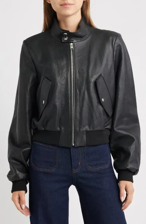 FRAME The Harrington Leather Bomber