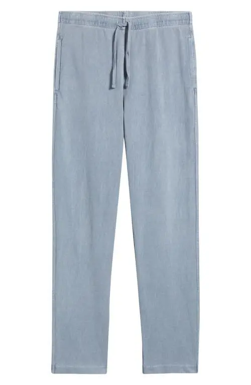 ALEX CRANE Organic Cotton Drawstring Waist Pants - Wave