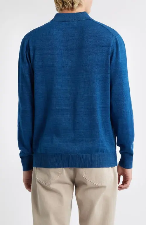 ALEX CRANE Feather Organic Cotton Polo Sweater - King
