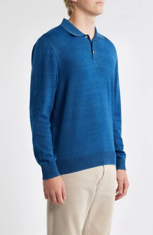 ALEX CRANE Feather Organic Cotton Polo Sweater - King