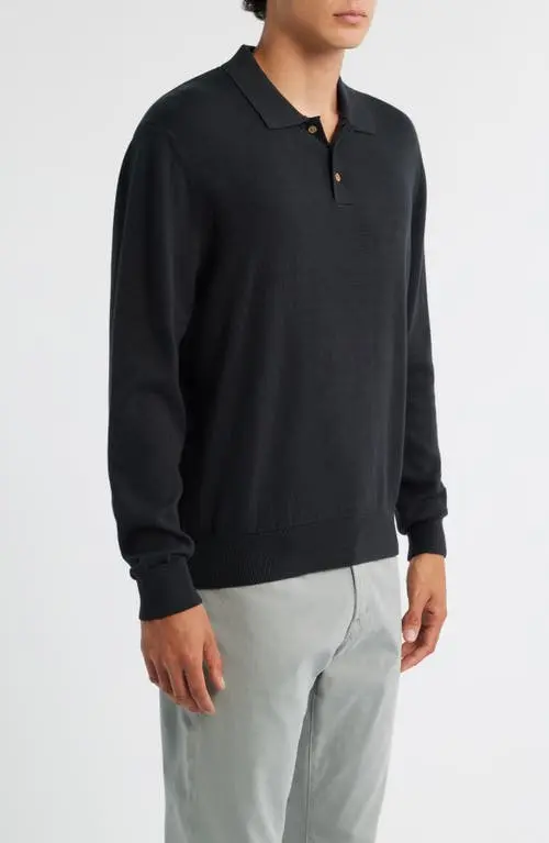 ALEX CRANE Feather Organic Cotton Polo Sweater