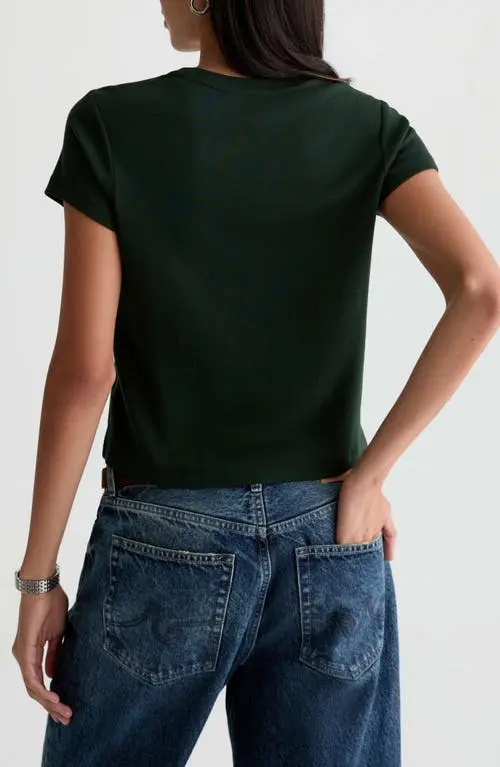Ag Sadie Crop T-shirt - Pine
