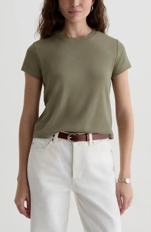 Ag Sadie Crop T-shirt - Spruce Green