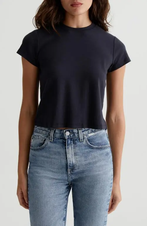 Ag Sadie Crop T-shirt - Super Black