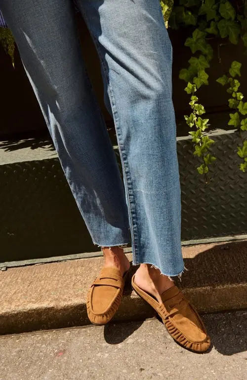 275 CENTRAL Vivien Penny Loafer Mule - Tan