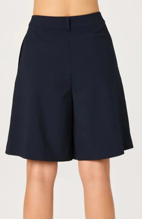 Astr The Label Quillie Pleated Bermuda Shorts