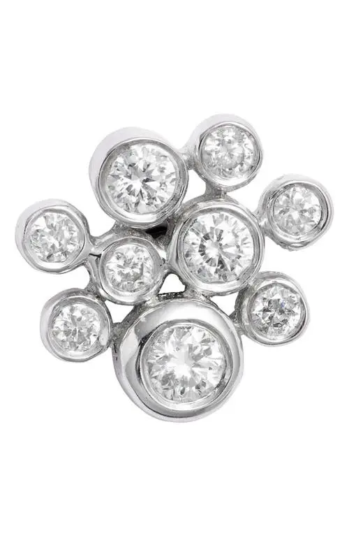 Meira T Diamond Cluster Stud Earrings