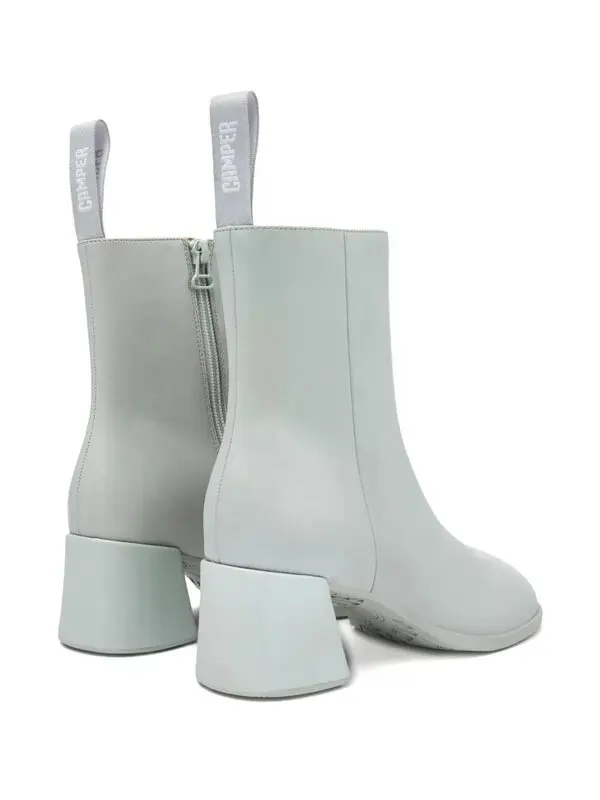 Camper Leather Zip-fastening Block-heel Boots