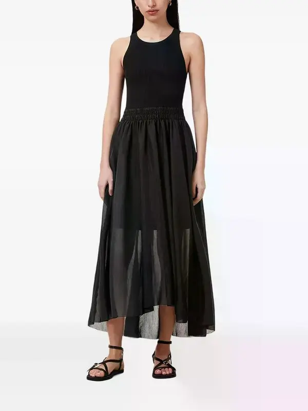 ALLSAINTS Elasticated-waist Maxi Dress