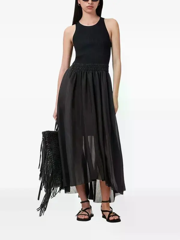 ALLSAINTS Elasticated-waist Maxi Dress