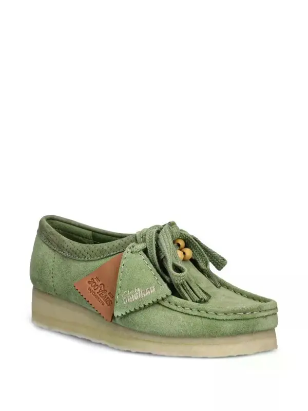 Clarks Fringe Detail Desert Boots - Green