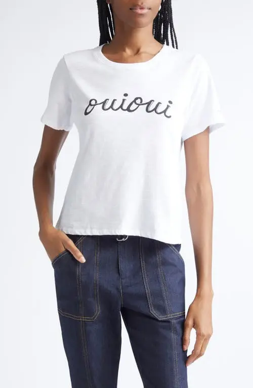 Cinq À Sept Script Oui Oui T-shirt