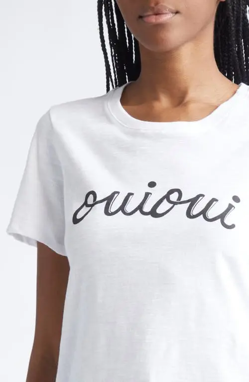 Cinq À Sept Script Oui Oui T-shirt