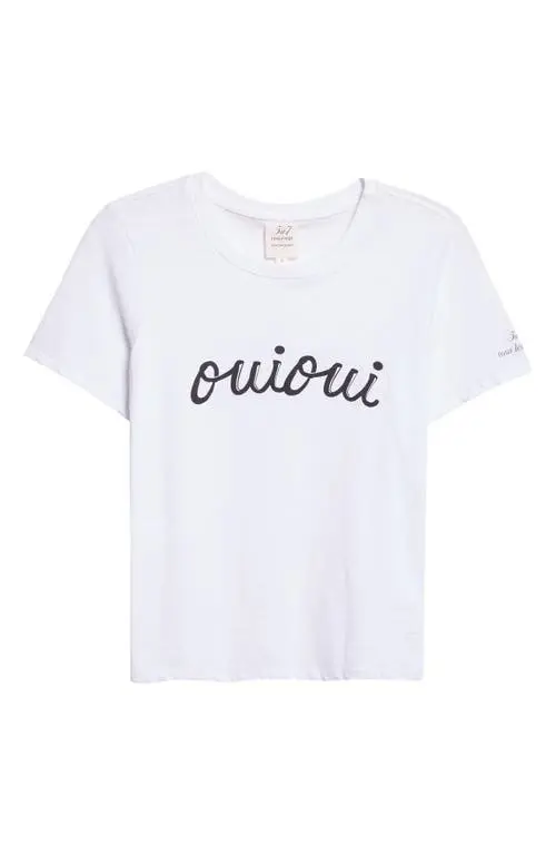 Cinq À Sept Script Oui Oui T-shirt