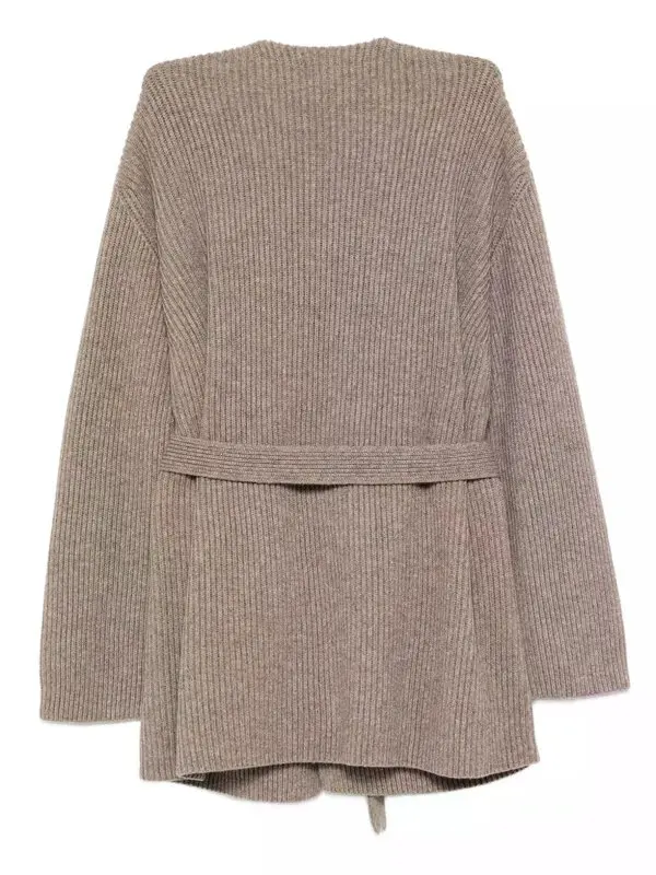 JNBY Loose Midi Cardigan With Detachable Belt