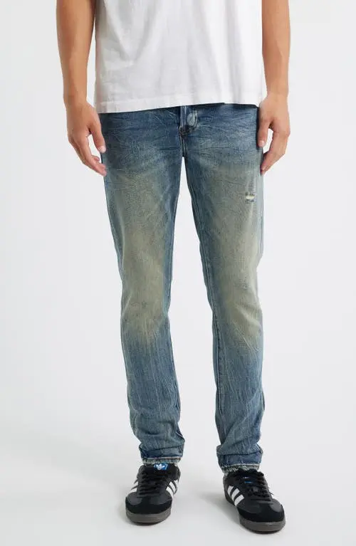 BILLIONAIRE BOYS CLUB Bb Trek Slim Fit Distressed Jeans - Mars