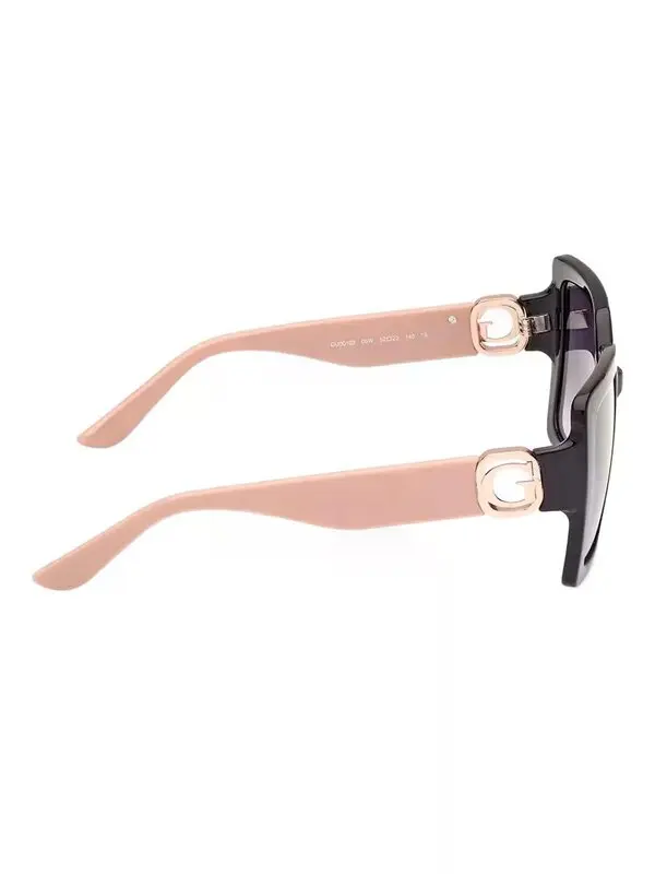 Guess Logo-plaque Square-frame Sunglasses