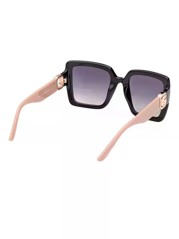 Guess Logo-plaque Square-frame Sunglasses