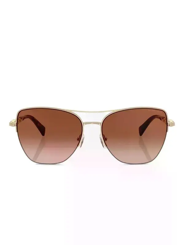 Michael Kors Dorado Beach Chain-embellished Sunglasses - Gold