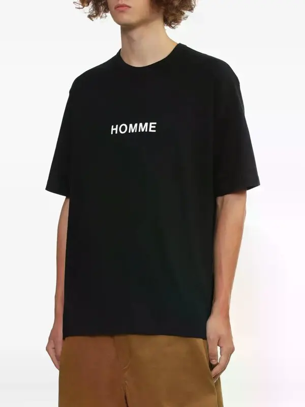 Comme Des Garçons Logo-print T-shirt - Black