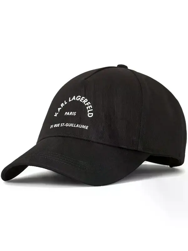Karl Lagerfeld Rue St-guillaume Baseball Cap - Black