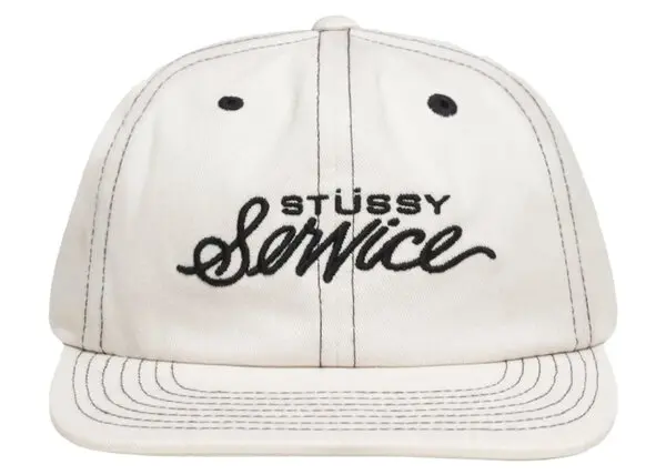 StÜssy Mid Depth Service Strapback - Natural