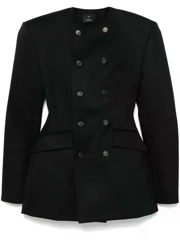 Wardrobe.NYC Twill Blazer Dress - Black