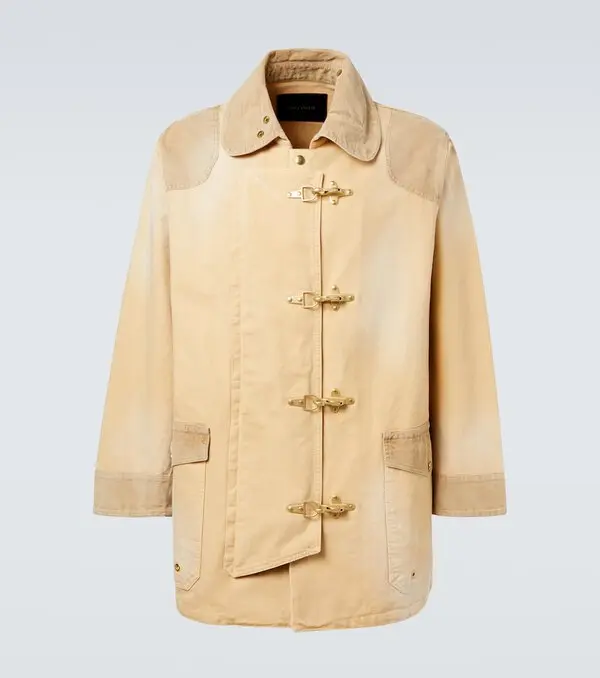 WALES BONNER Sierra Corduroy-trimmed Canvas Jacket