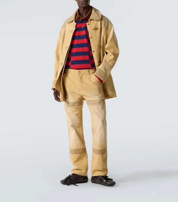 WALES BONNER Sierra Corduroy-trimmed Canvas Jacket