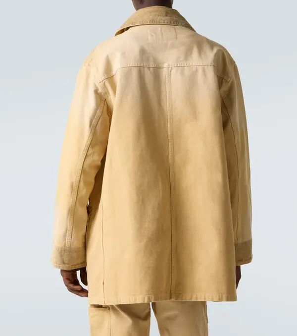 WALES BONNER Sierra Corduroy-trimmed Canvas Jacket