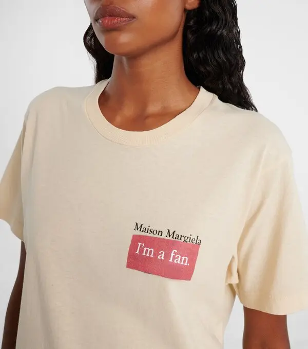 MAISON MARGIELA Printed Cotton T-shirt
