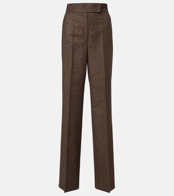 Max Mara Virgin Wool Straight Trousers