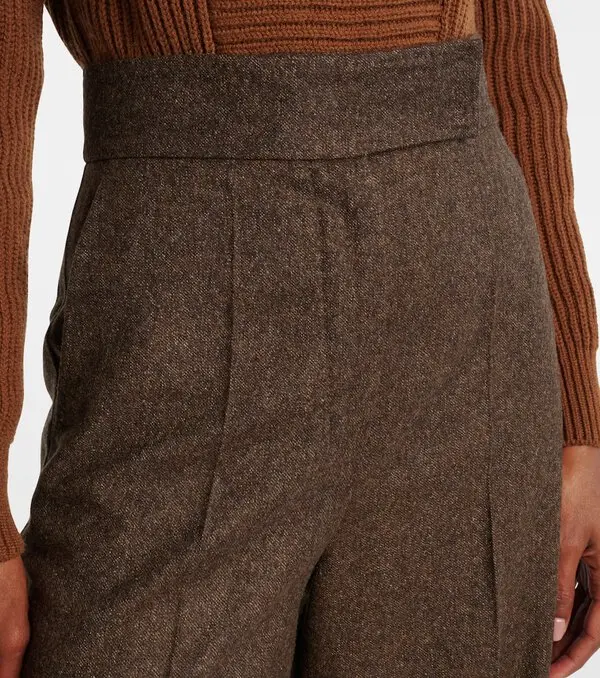 Max Mara Virgin Wool Straight Trousers
