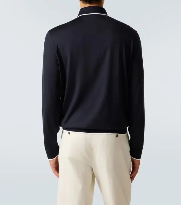 Loro Piana Waitaki Virgin Wool Polo Shirt