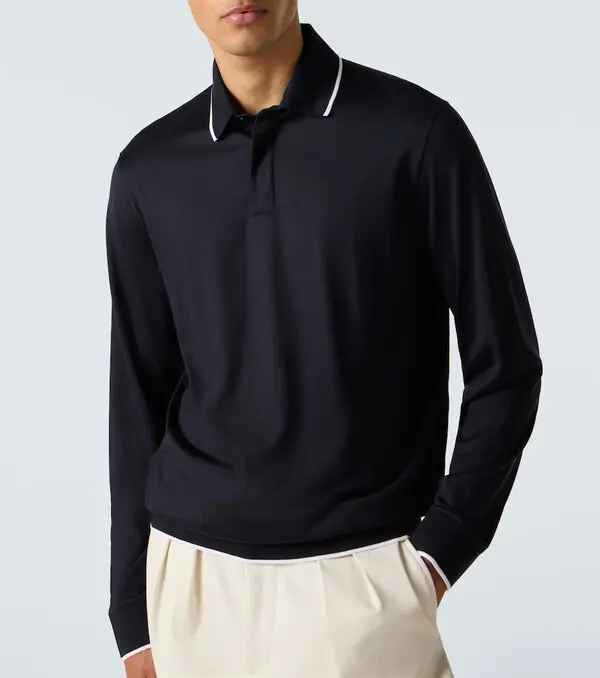 Loro Piana Waitaki Virgin Wool Polo Shirt