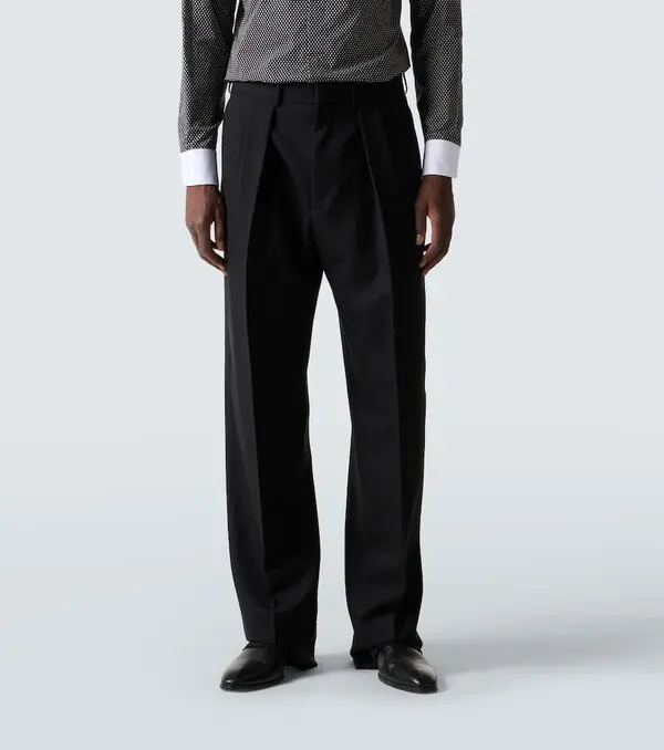 TOM FORD Tailored Wool Suit Pants - Black