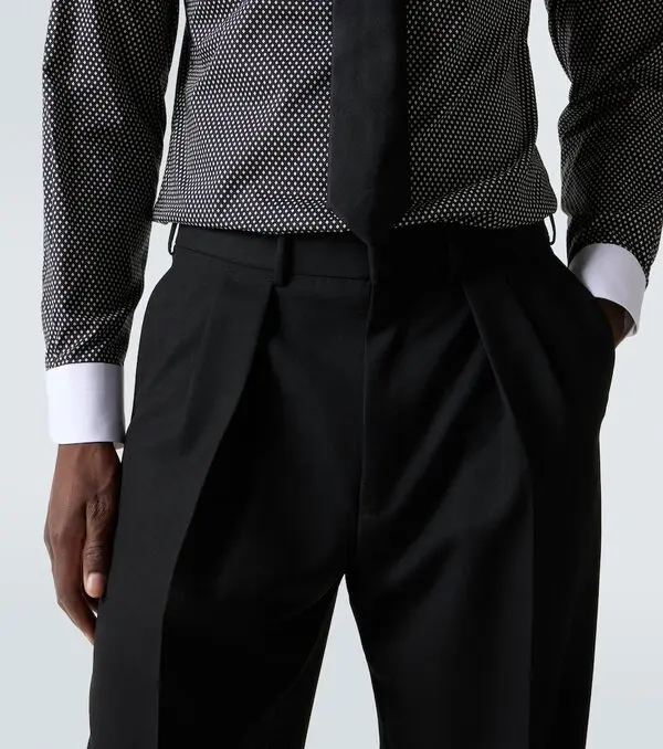 TOM FORD Tailored Wool Suit Pants - Black