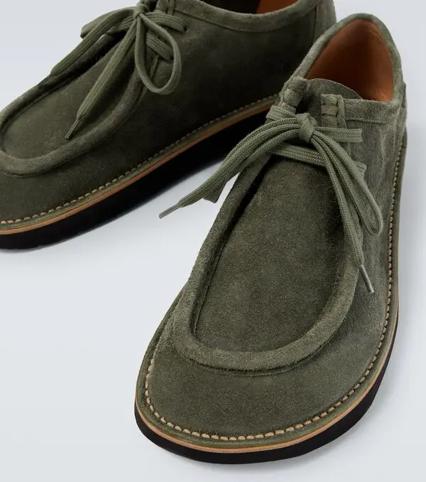 Loewe Faro Suede Boat Shoes