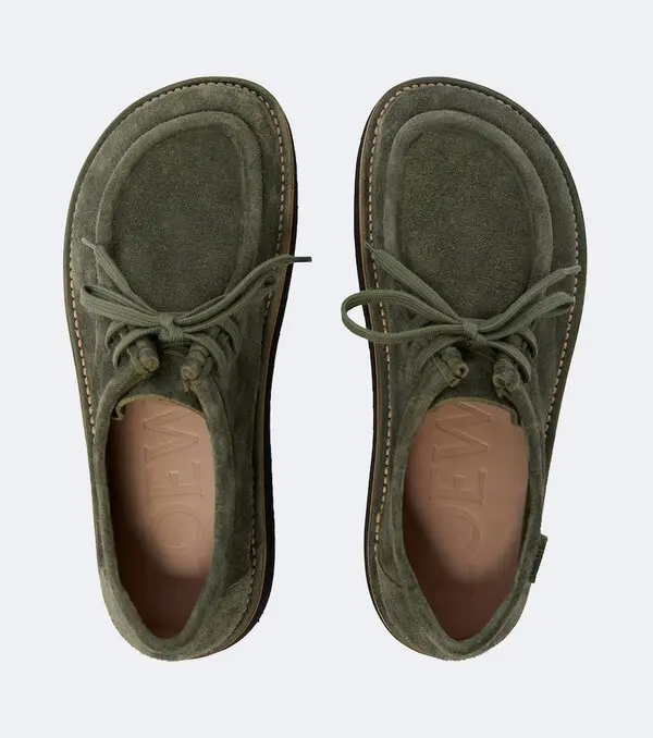 Loewe Faro Suede Boat Shoes