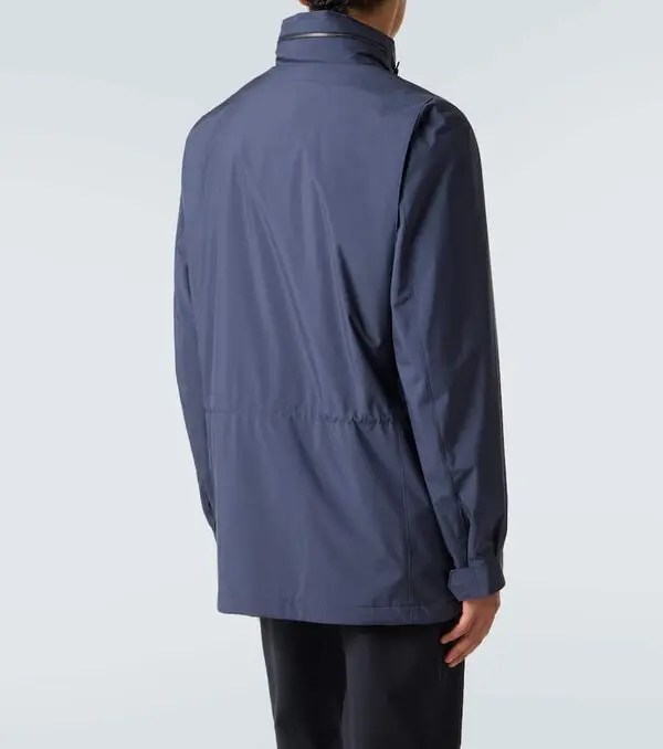 Loro Piana Traveller Technical Field Jacket - Blue