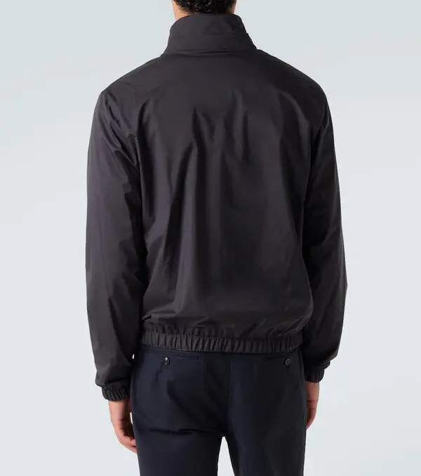Loro Piana Reversible Cashmere Bomber Jacket - Blue