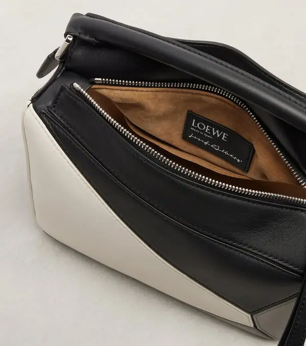 Loewe X Albers Puzzle Small Leather Top-handle Bag