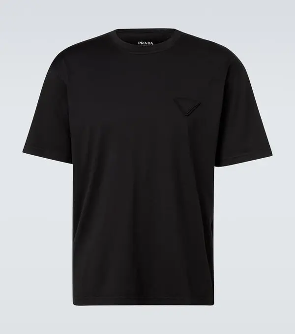 Prada Cotton Jersey T-shirt - Black