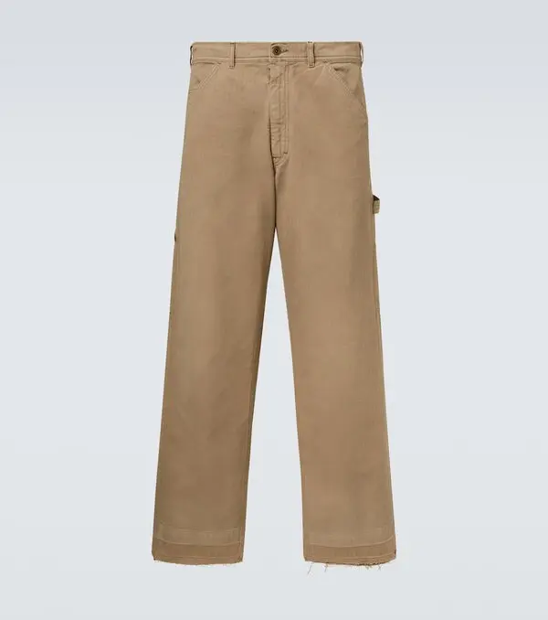 MAISON MARGIELA Mid-rise Wide-leg Jeans - Beige